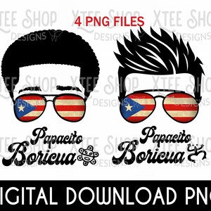 Father's Day Boricua PNG Digital File, Puertorican Dad Sublimation for ...