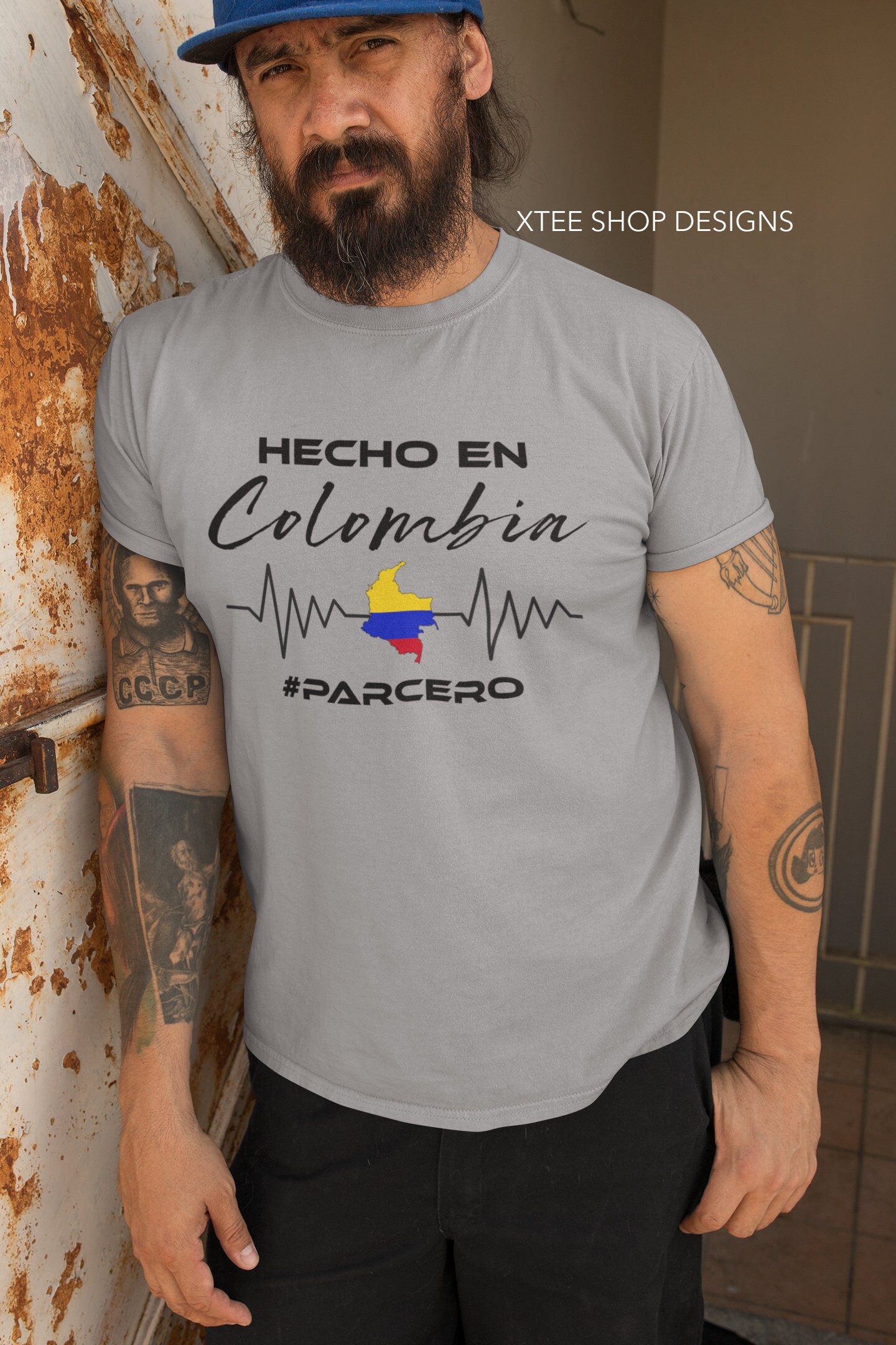 Hecho En Colombia Heartbeat Colombian Parcera Girl and Love - Etsy