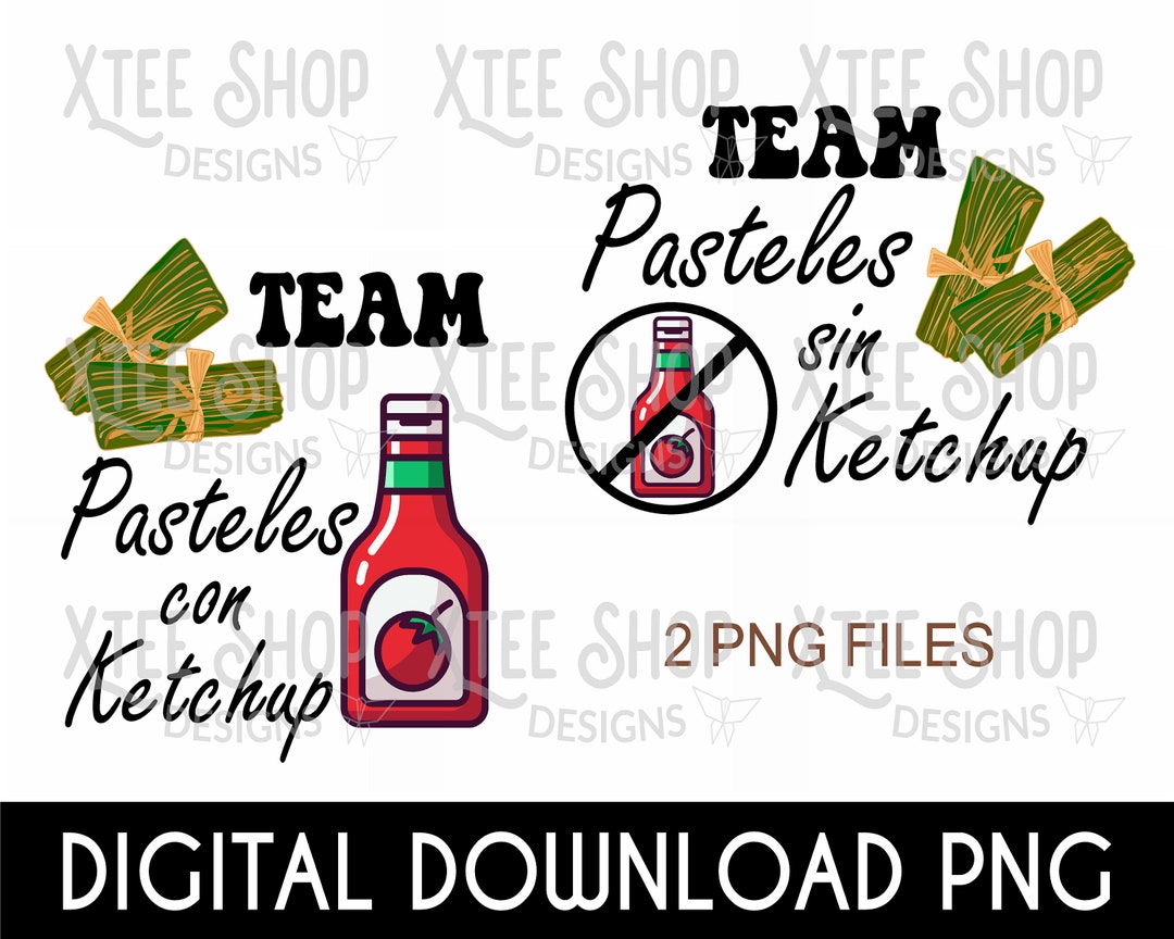 Pasteles Con/sin Ketchup PNG: Puerto Rican Christmas (digital Download ...
