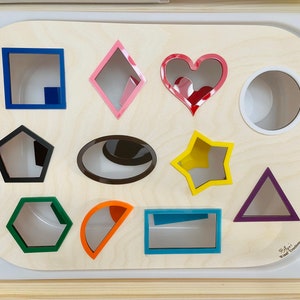 Flisat Shapes Board Insert, Flisat Insert Sorting, Trofast Insert, Sort ...