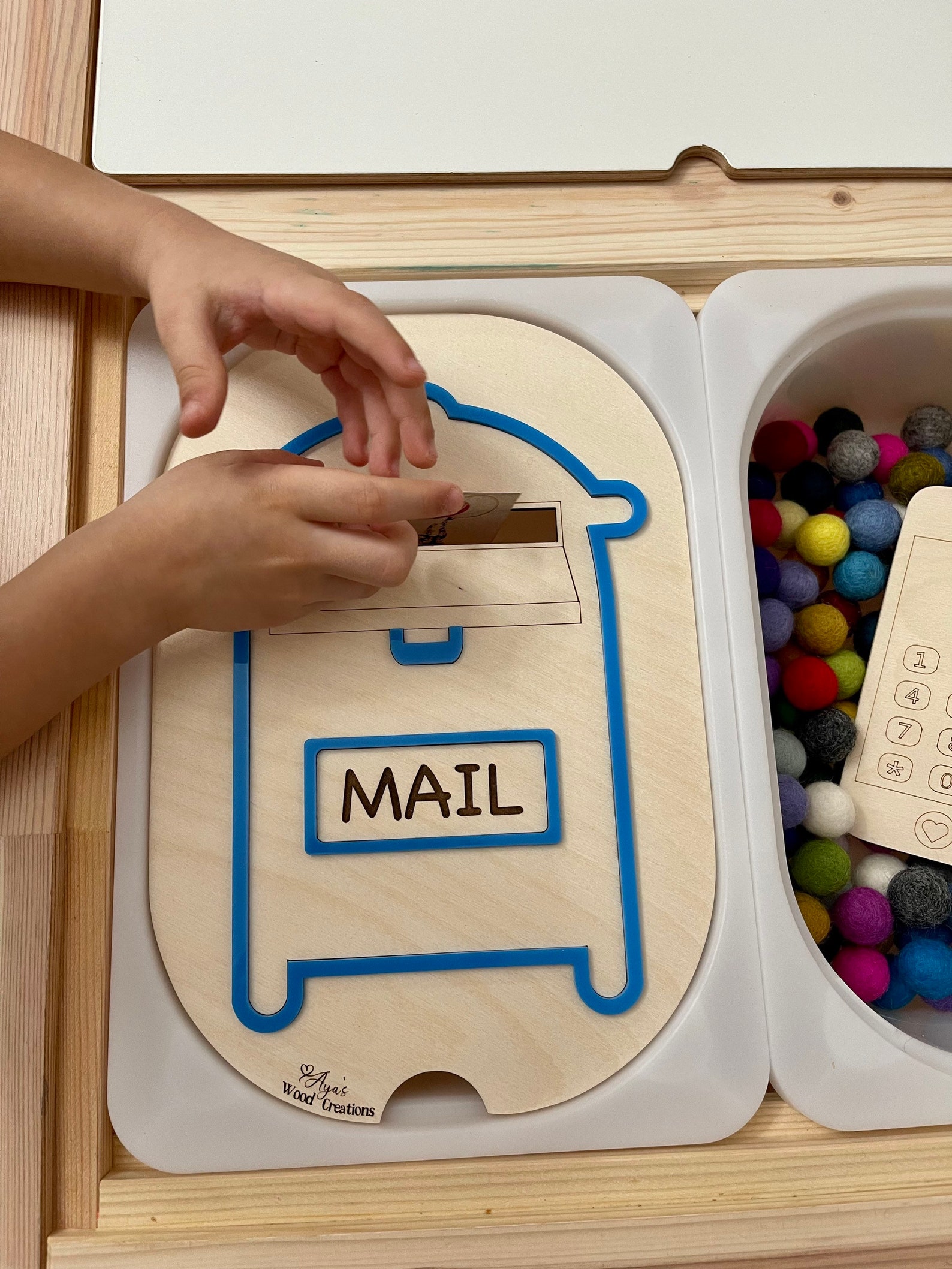 Flisat Mail Box Board Insert, Flisat Insert Sorting, Trofast Insert ...