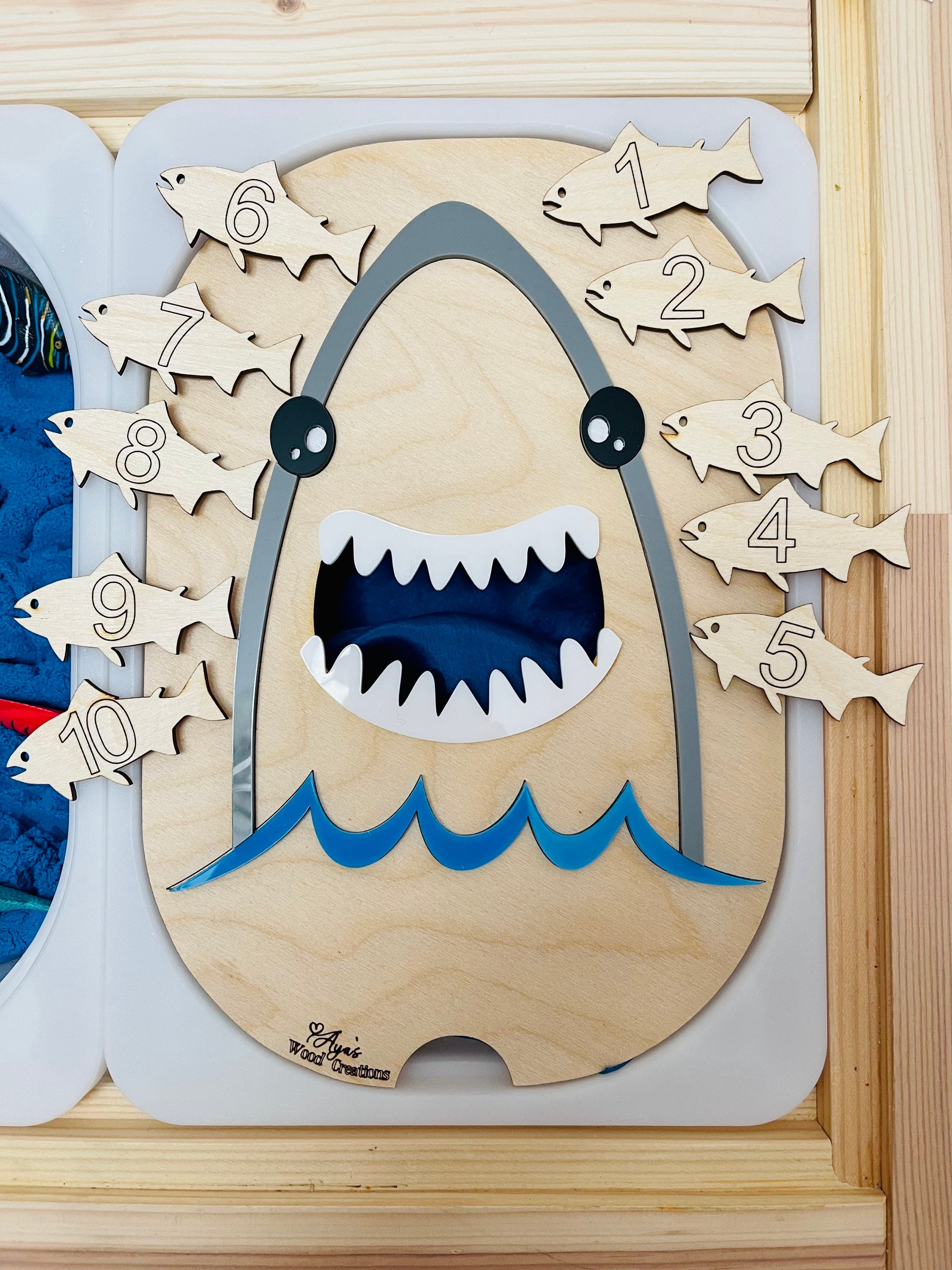 Flisat Shark Board Sensory Bin Insert Trofast Insert - Etsy Canada