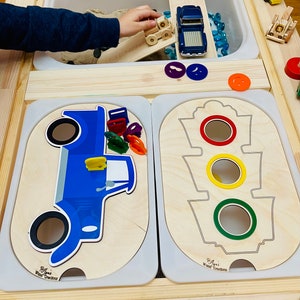 Flisat Blue Truck Board Insert, Flisat Insert Sorting, Trofast Insert ...