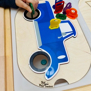 Flisat Blue Truck Board Insert, Flisat Insert Sorting, Trofast Insert ...