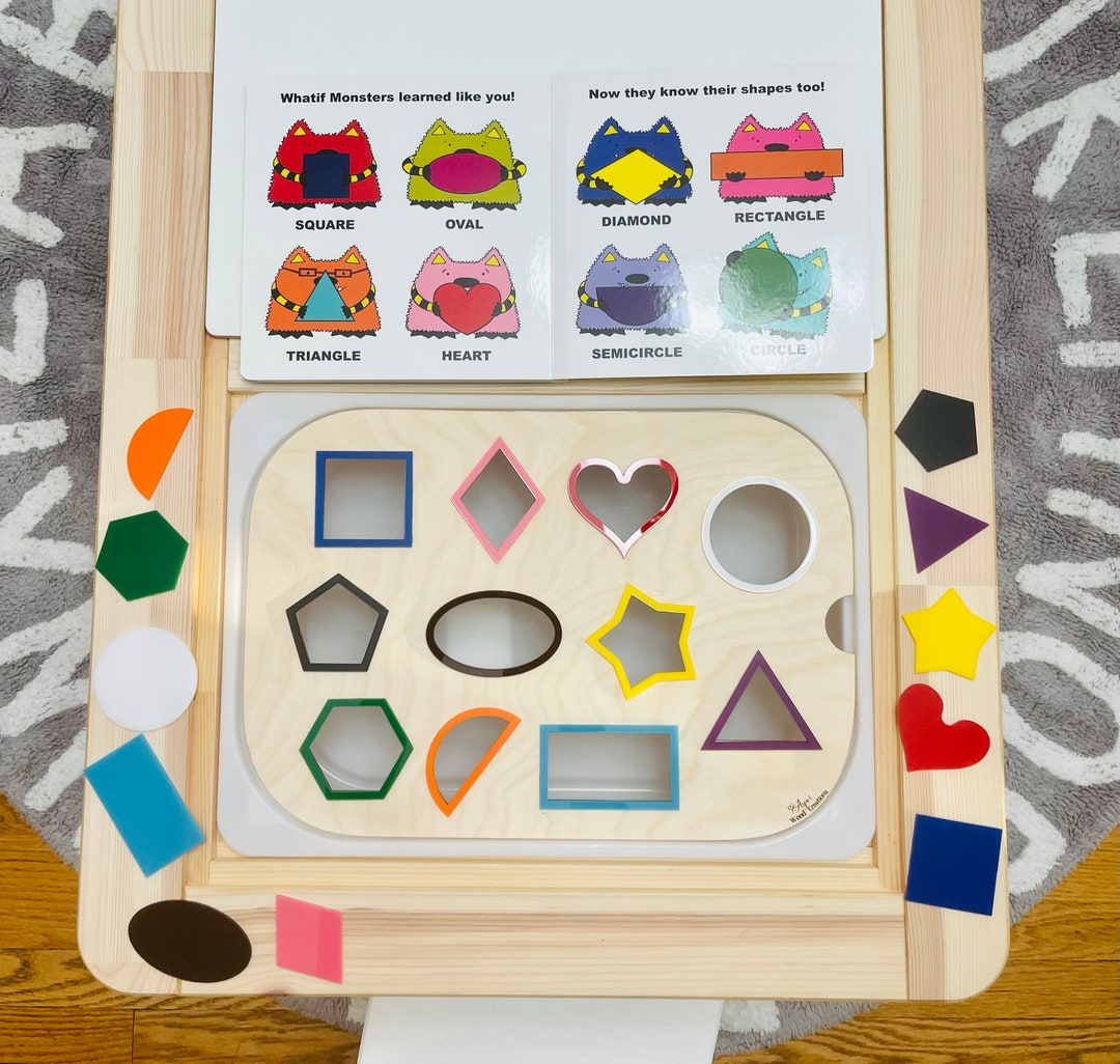 Flisat Shapes Board Insert, Flisat Insert Sorting, Trofast Insert, Sort ...