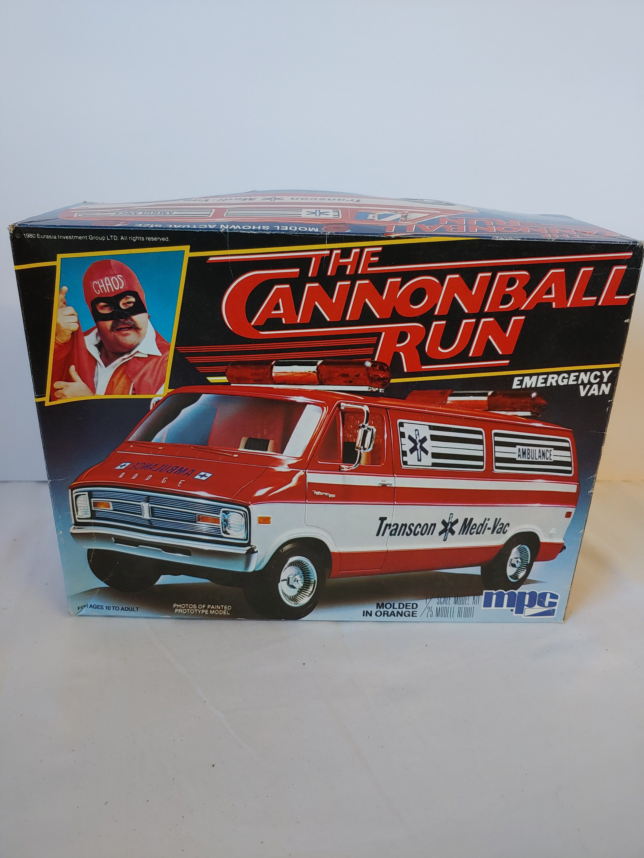 Vintage MPC The Cannonball Run Dodge Emergency Van 1/25 Model Kit NEW ...
