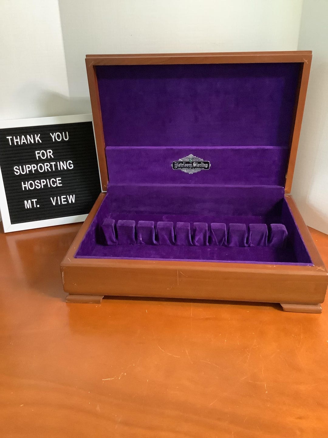 Vintage Oneida Heirloom Sterling Flatware Chest - Etsy