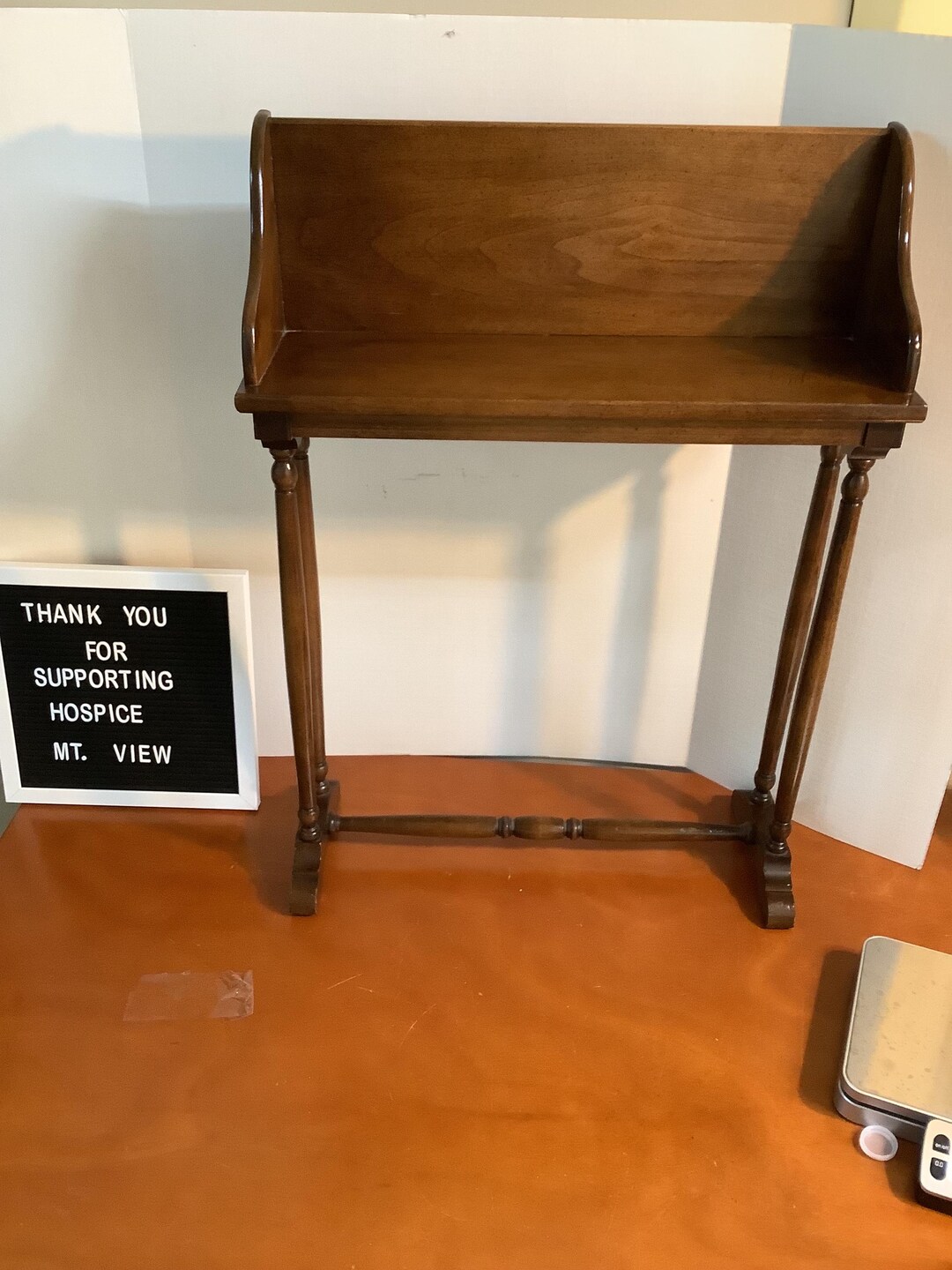 Brandt English Regency Walnut Butler Stand / Book Trough - Etsy