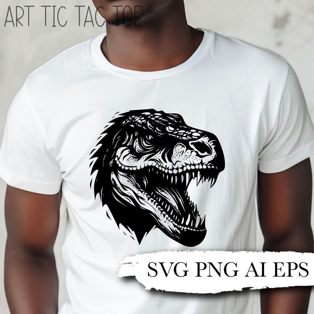 Dinosaur Svg, T Rex Svg, Dino Svg, Rex Svg, PNG EPS SVG Files for ...