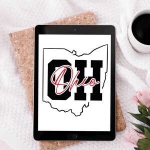 Ohio State Svg, State of Ohio Svg, Svg Ohio, PNG EPS SVG Files for ...