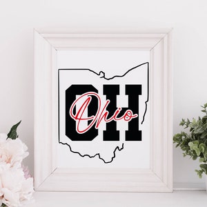Ohio State Svg, State of Ohio Svg, Svg Ohio, PNG EPS SVG Files for ...