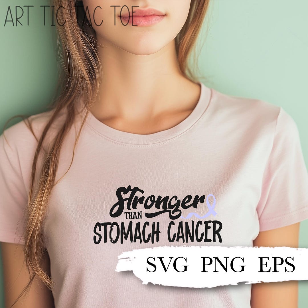 Stronger Than Stomach Cancer Svg, Stomach Cancer Svg,ribbon Svg, Cancer ...