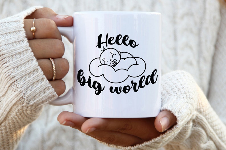 Hello Big World SVG, Mom Life Svg, Mother's Day Svg, Mom Svg, Gift for ...