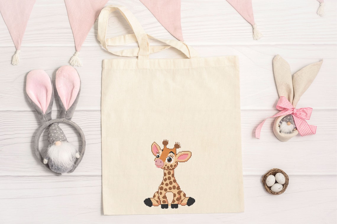 Giraffe Cross Stitch Cute Giraffe Cross Stitch Pattern - Etsy