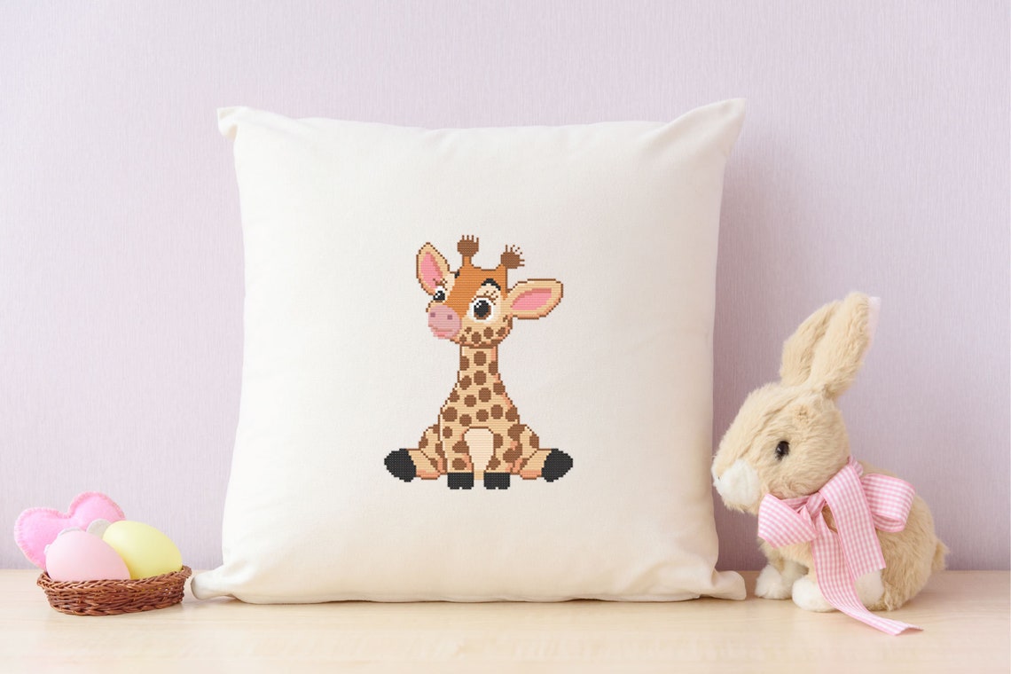 Giraffe Cross Stitch Cute Giraffe Cross Stitch Pattern - Etsy