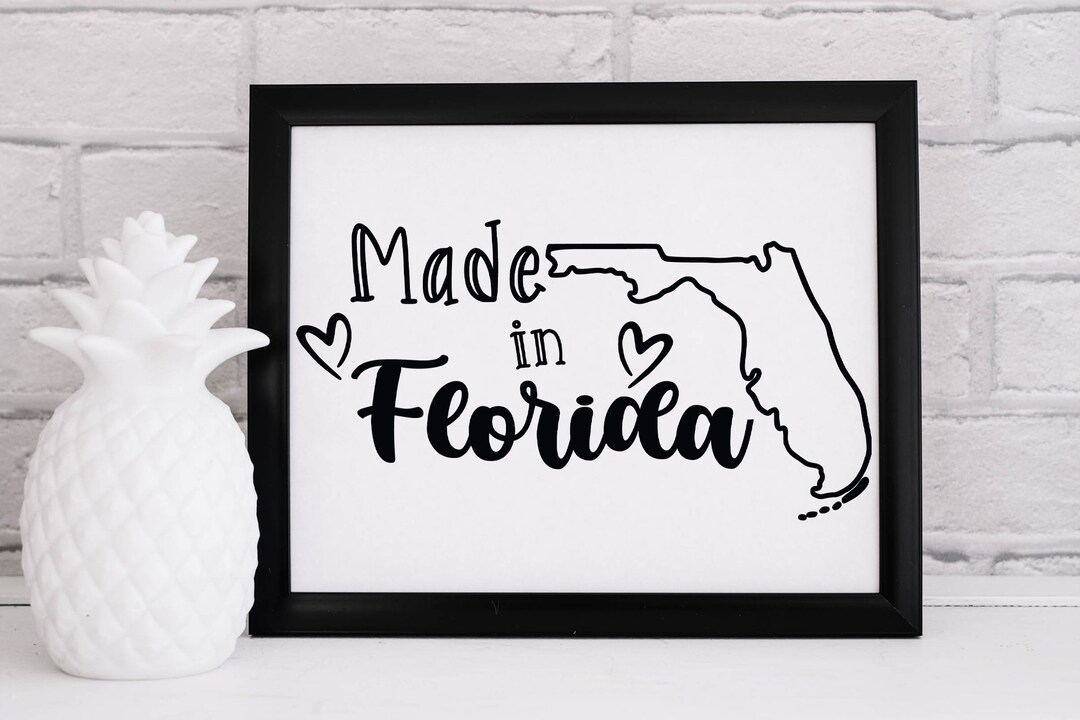 Florida State Svg, State of Florida Svg, Svg Florida, PNG EPS SVG Files ...