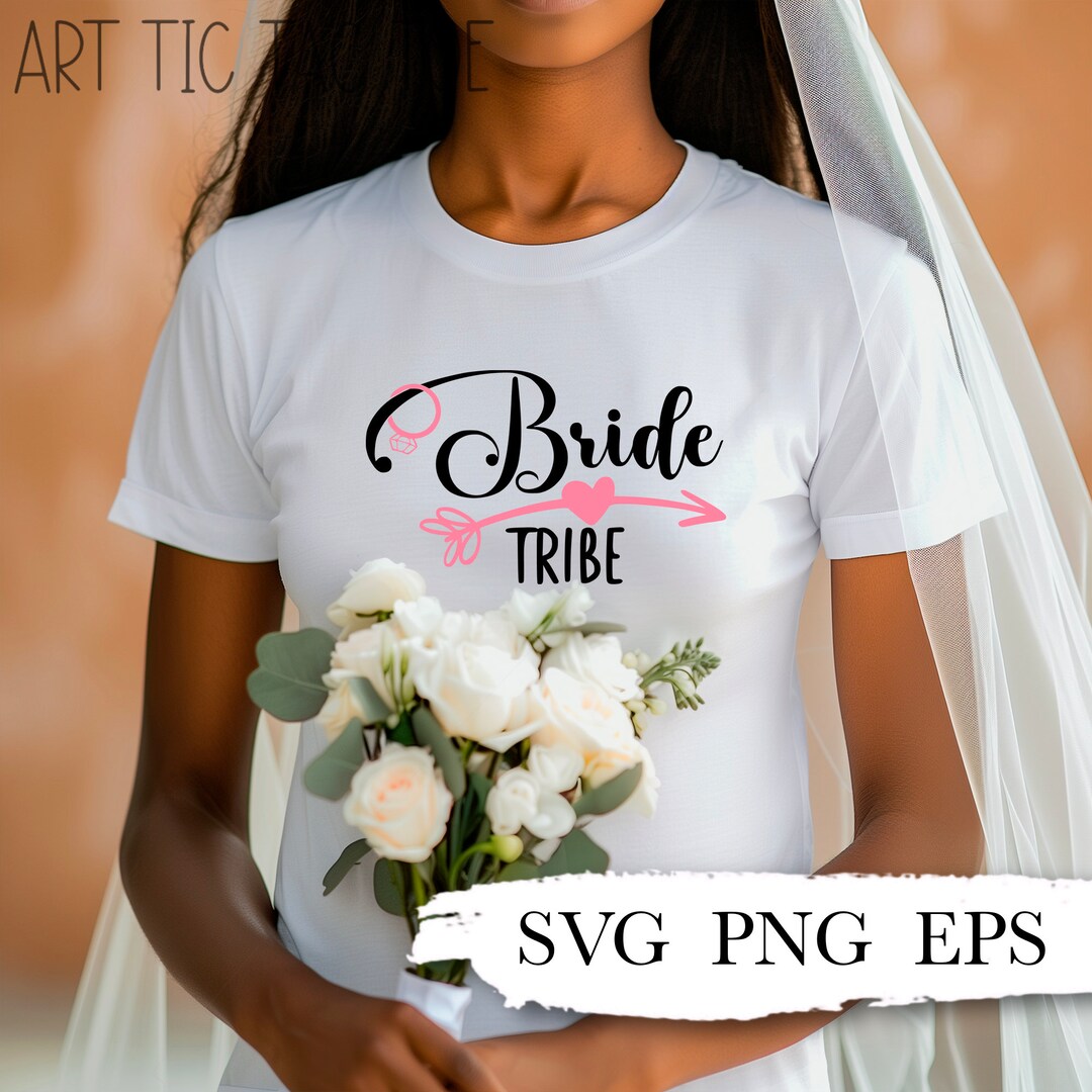 Bride Tribe SVG, Just Married SVG, Wedding Sign Svg, Svg Files for ...