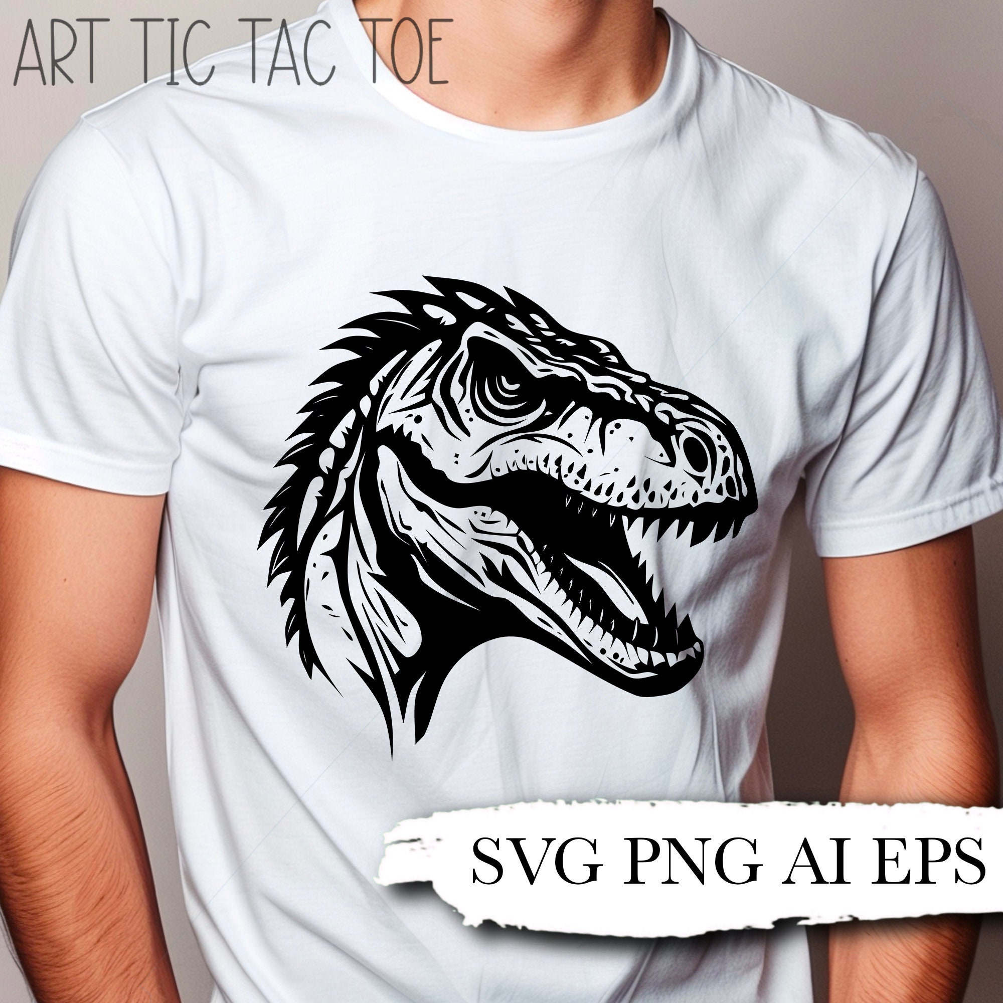 Dinosaur Svg, T Rex Svg, Dino Svg, Rex Svg, PNG EPS SVG Files for ...