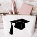 Graduation Cap SVG Graduation Hat SVG Graduate Clipart Silhouette ...