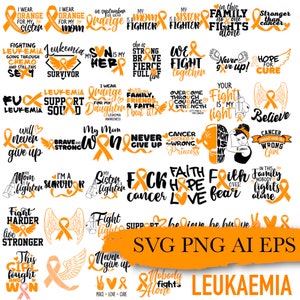 Leukemia Svg Bundle, Leukemia Awareness, Leukemia Shirt, Leukemia Png ...