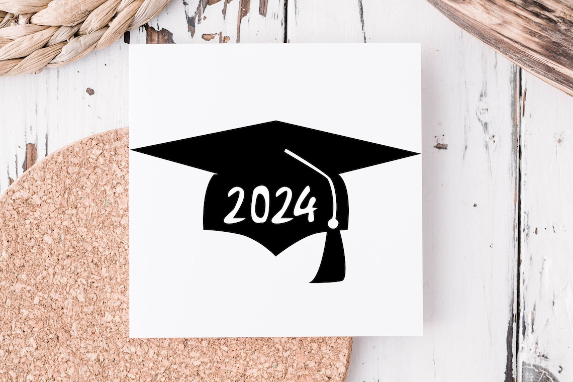 Graduation Cap SVG Graduation Hat SVG Graduate Clipart Silhouette ...