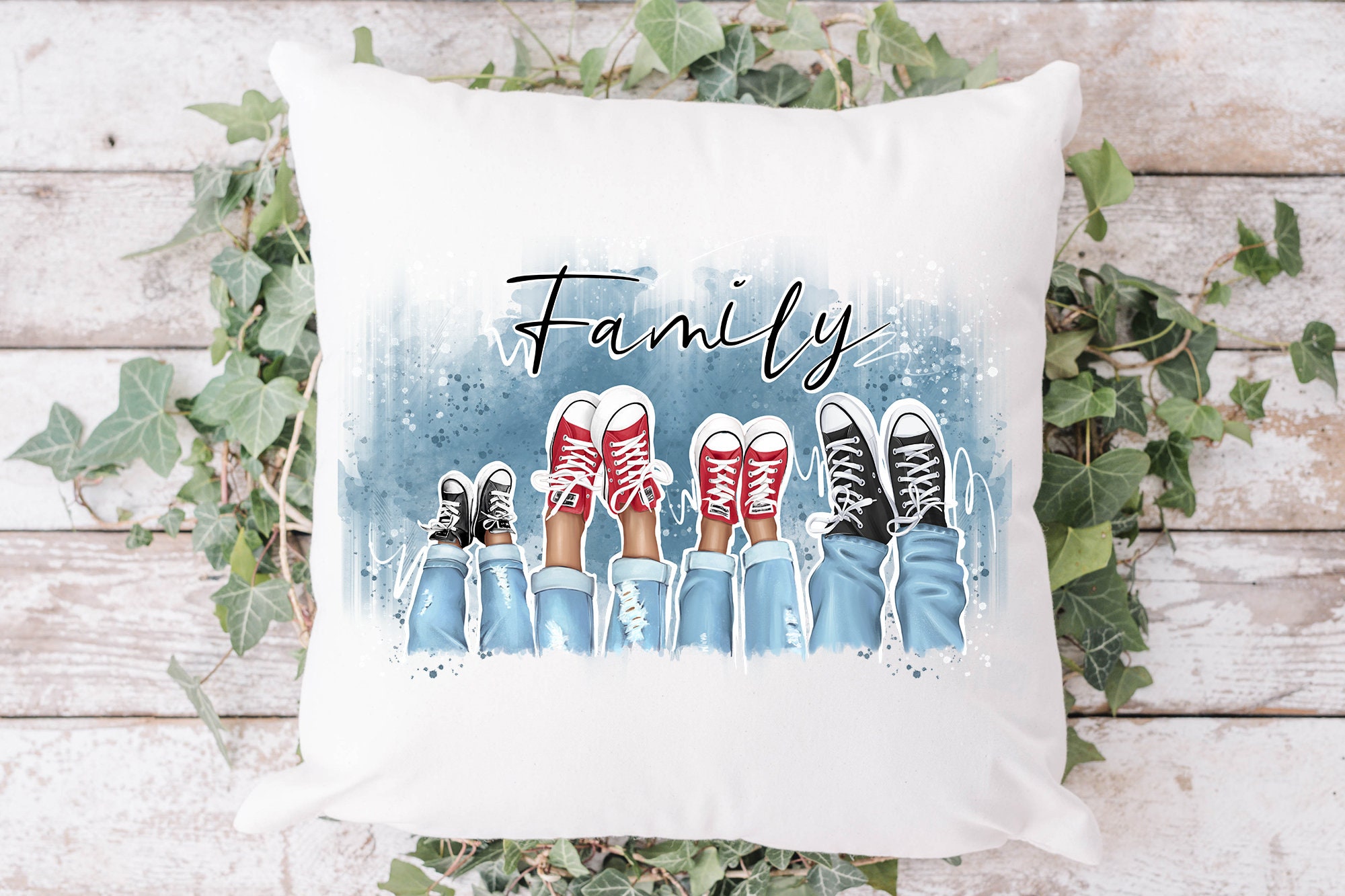 Family Clipart, Feet of Mom, Dad and Children in Shoes, PNG on ...