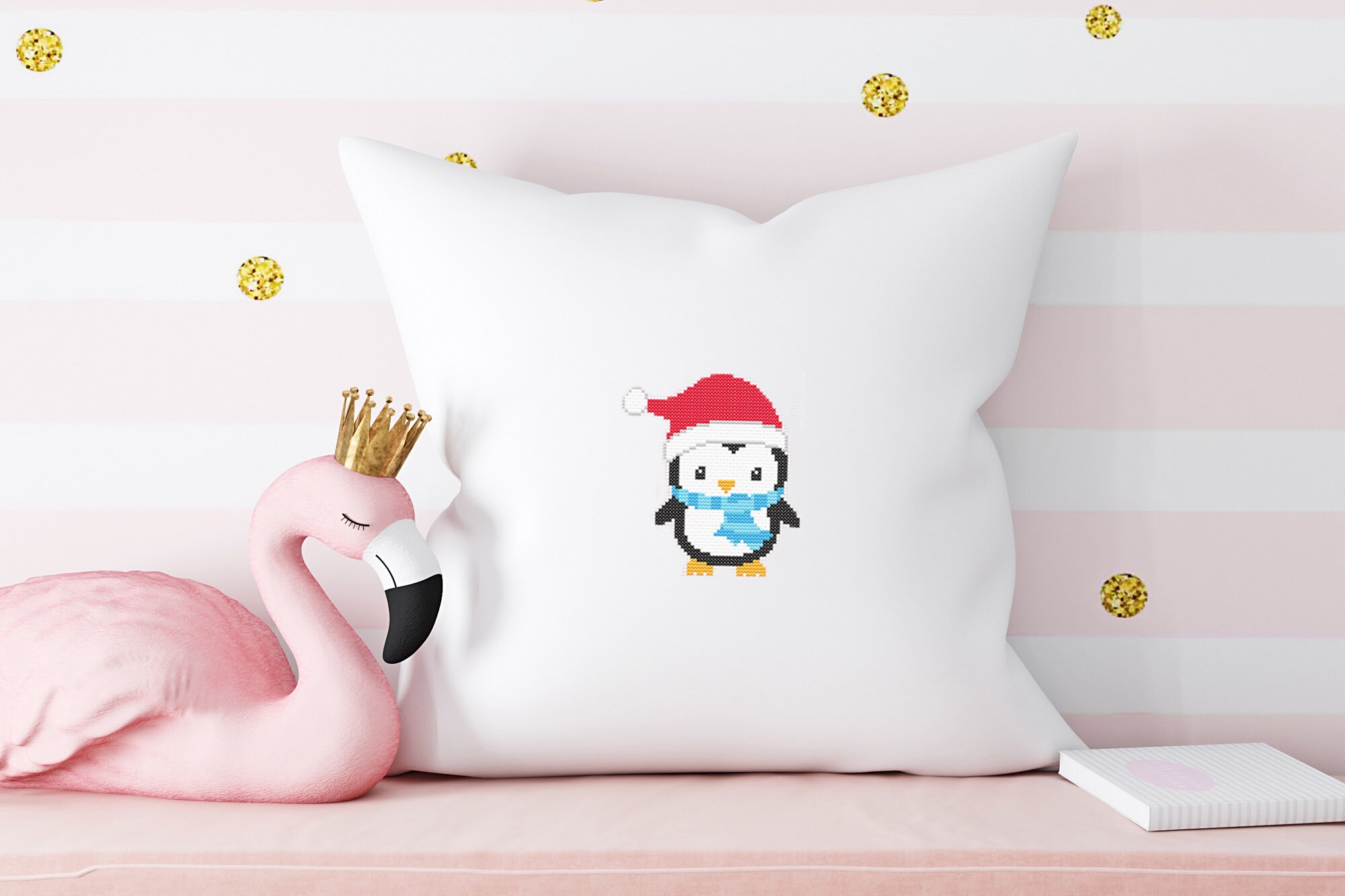 Penguin Cross Stitch Cute Penguin Cross Stitch Pattern - Etsy