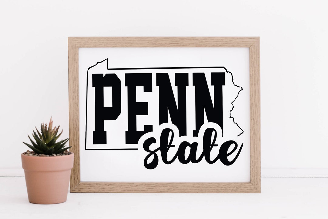 Penn State Svg, State of Penn Svg, Svg Penn, PNG EPS SVG Files for ...