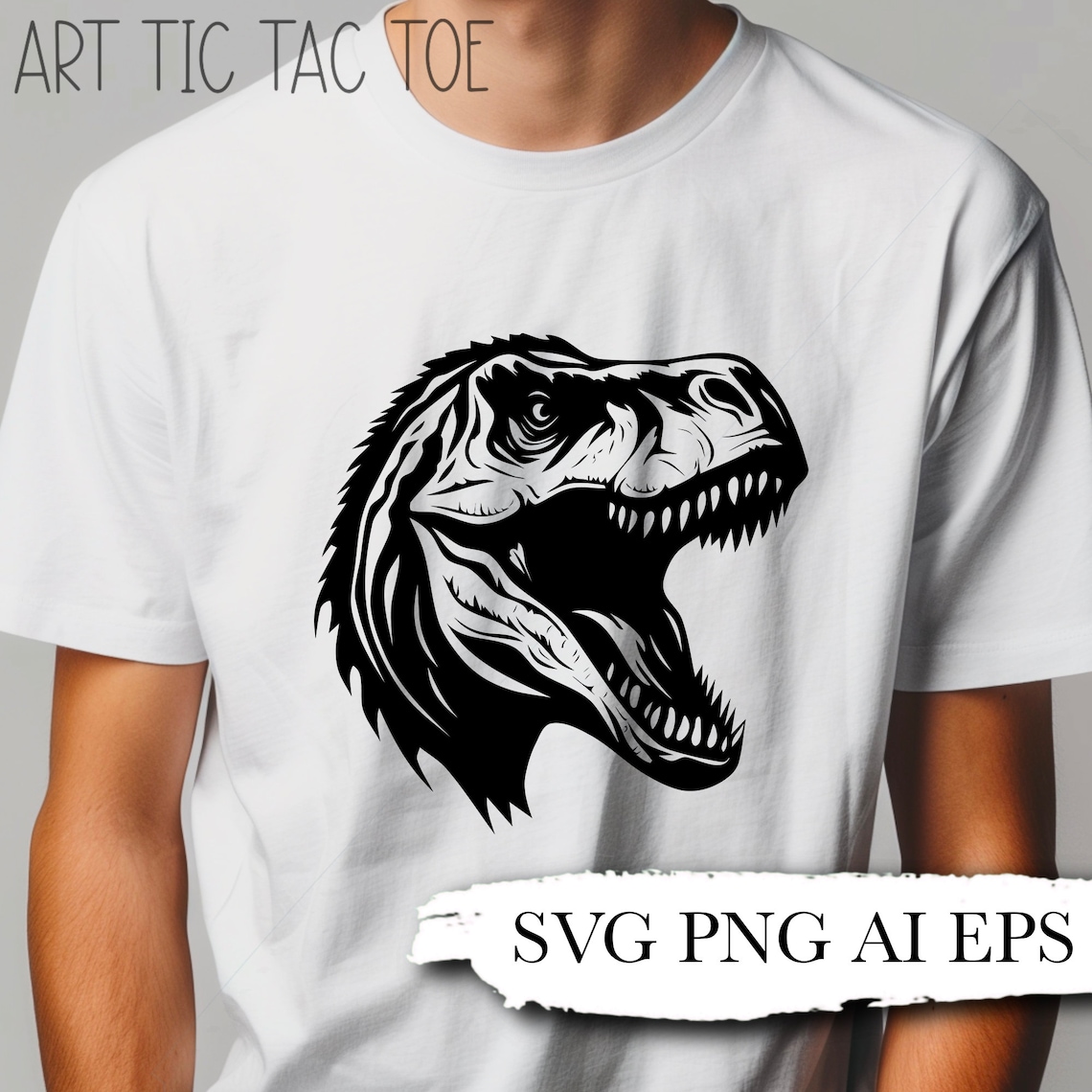 Dinosaur Svg, T Rex Svg, Dino Svg, Rex Svg, PNG EPS SVG Files for ...