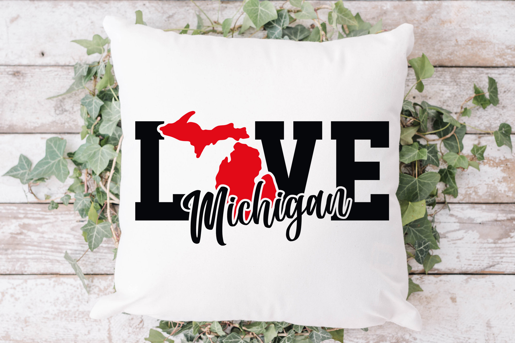 Lova Michigan State Svg, State of Michigan Svg, Svg Michigan, PNG EPS ...