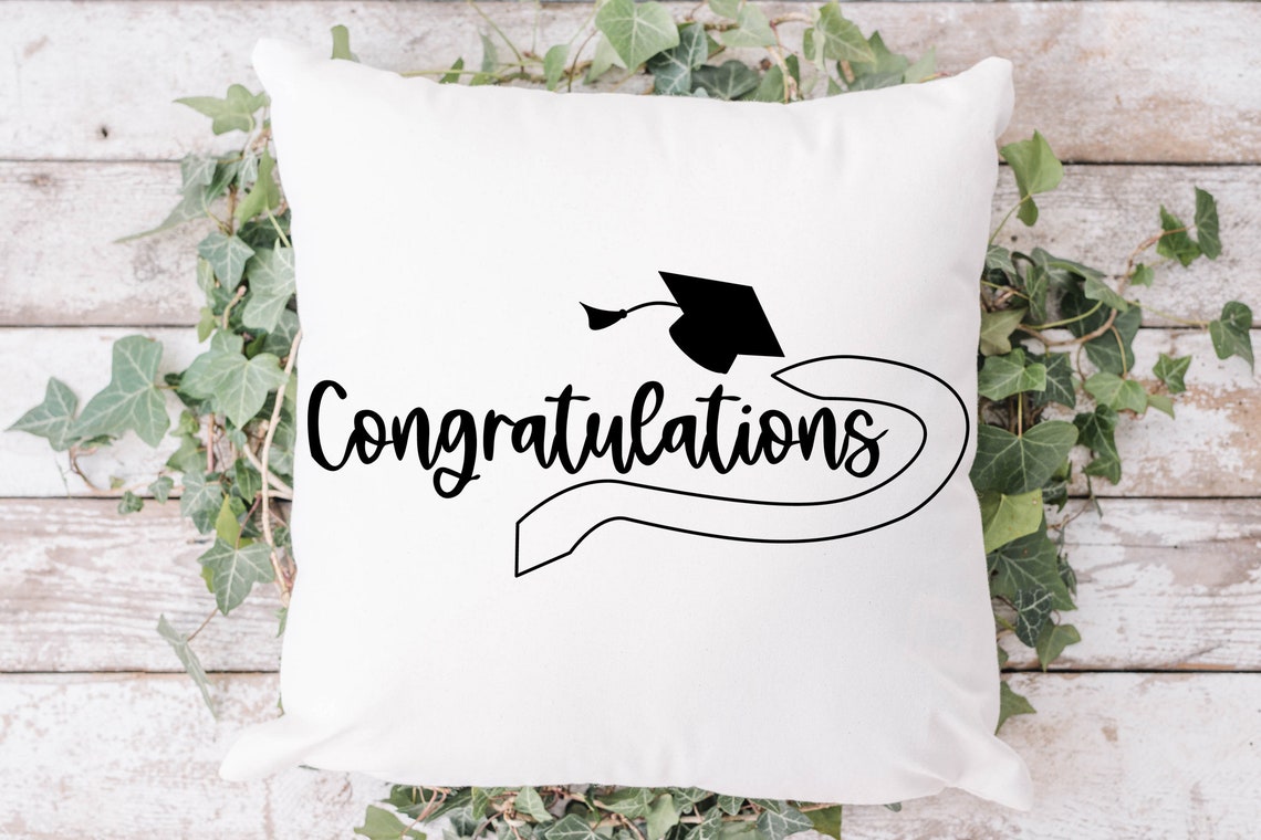 Graduation Cap SVG Graduation Hat SVG Graduate Clipart Silhouette ...