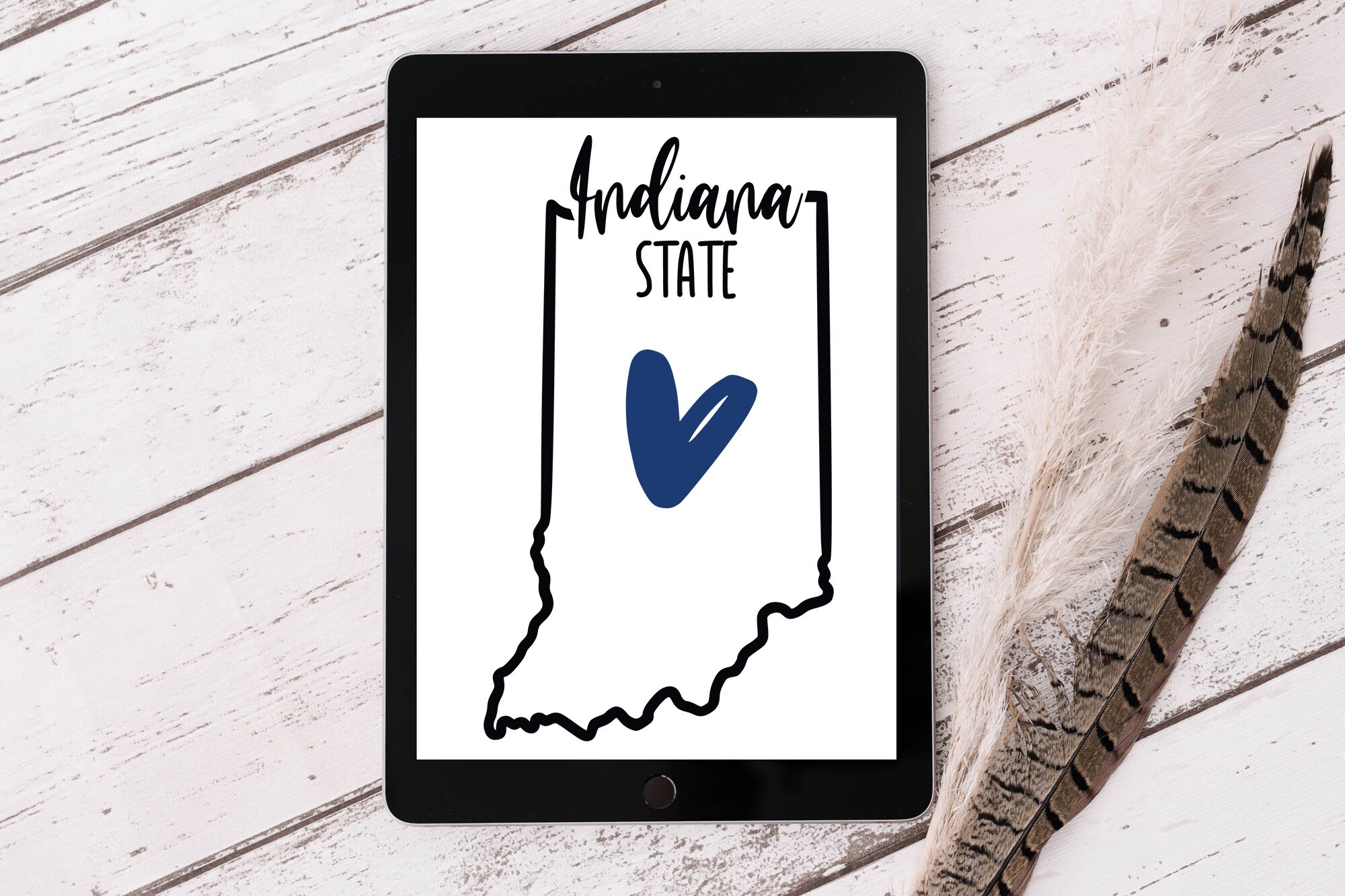 Indiana State Svg, State of Indiana Svg, Svg Indiana, PNG EPS SVG Files ...