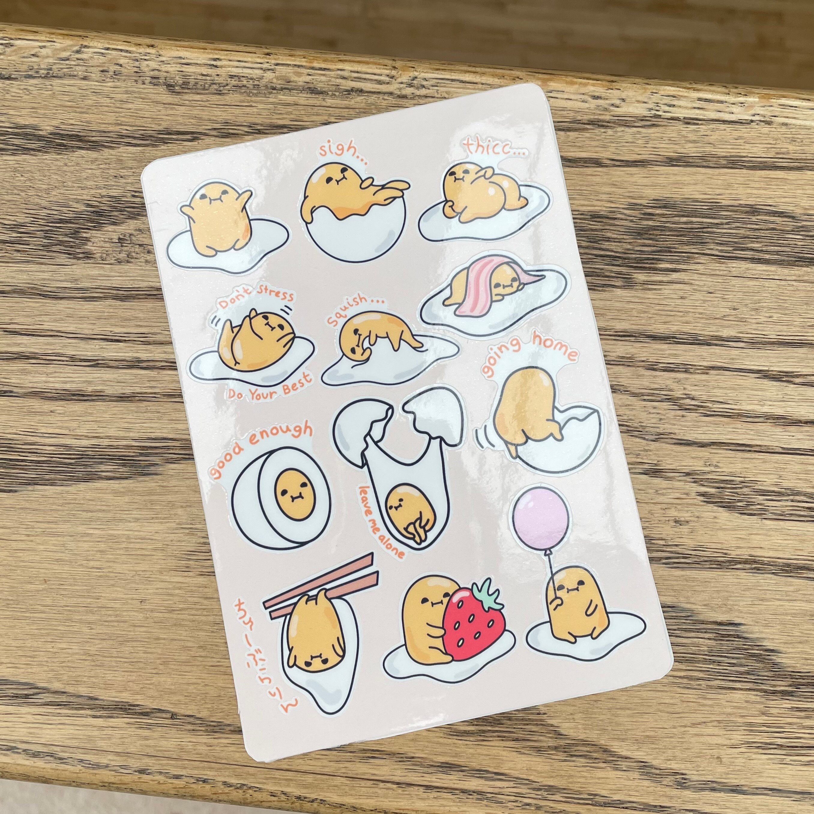 Gautama Sticker Sheet | Lazy Egg Sticker Sheet | Vinyl Sticker - Etsy