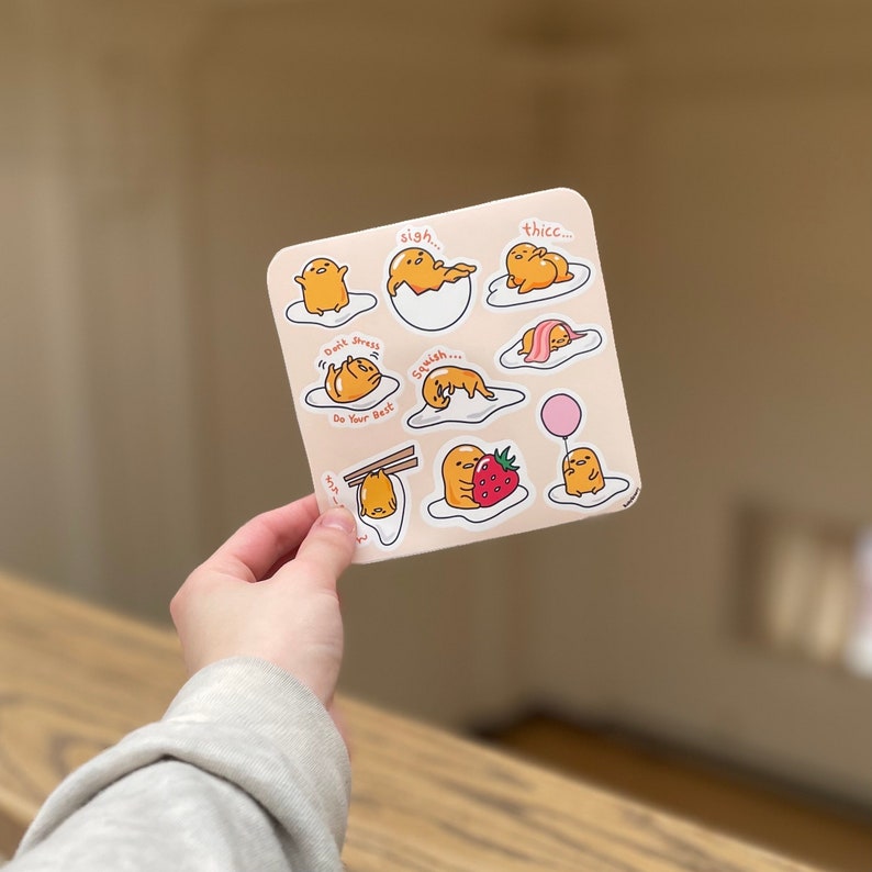 Gautama Sticker Sheet | Egg Sticker Sheets | Vinyl Sticker - Etsy