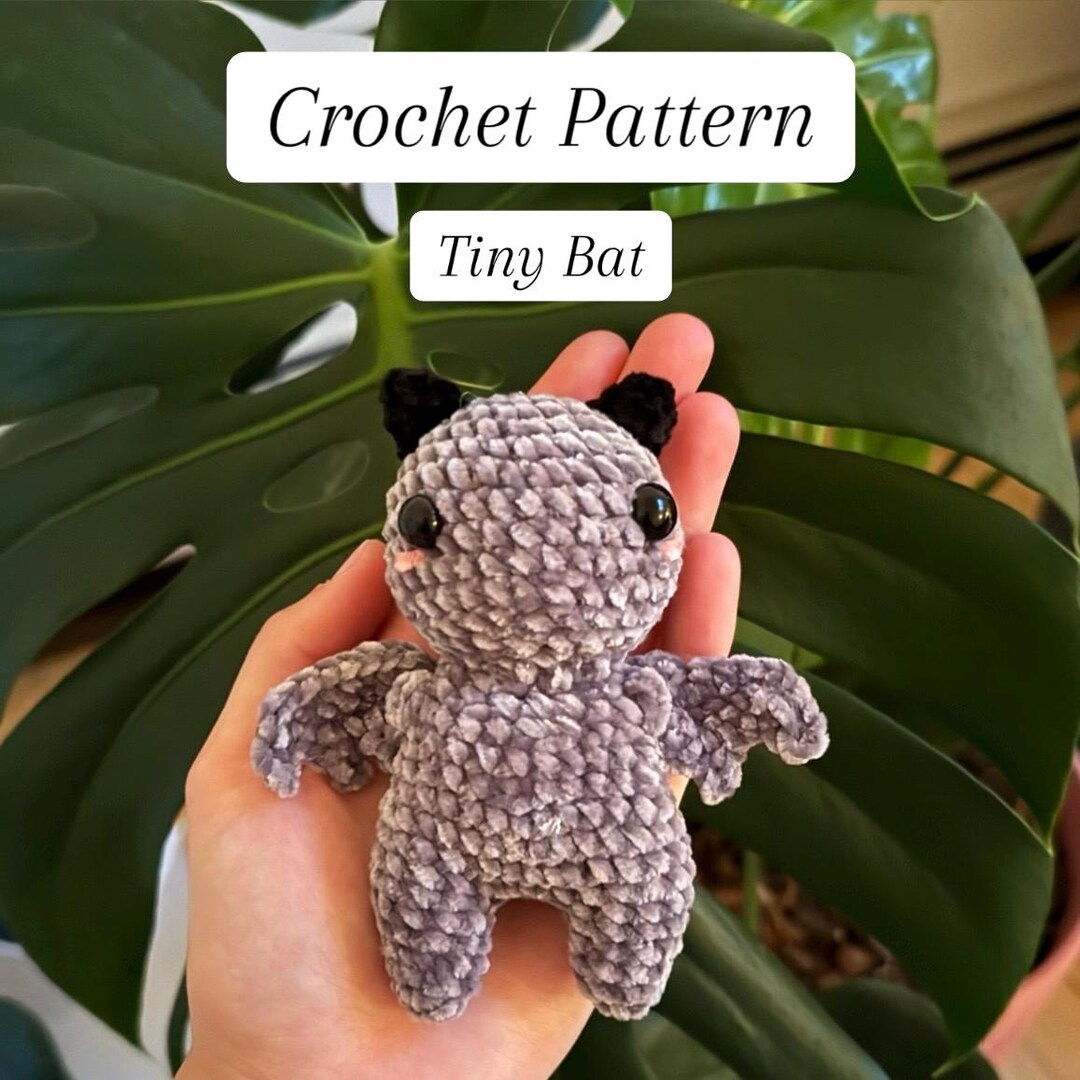 Tiny Bat Crochet Patten | No Sew | PDF Pattern - Etsy