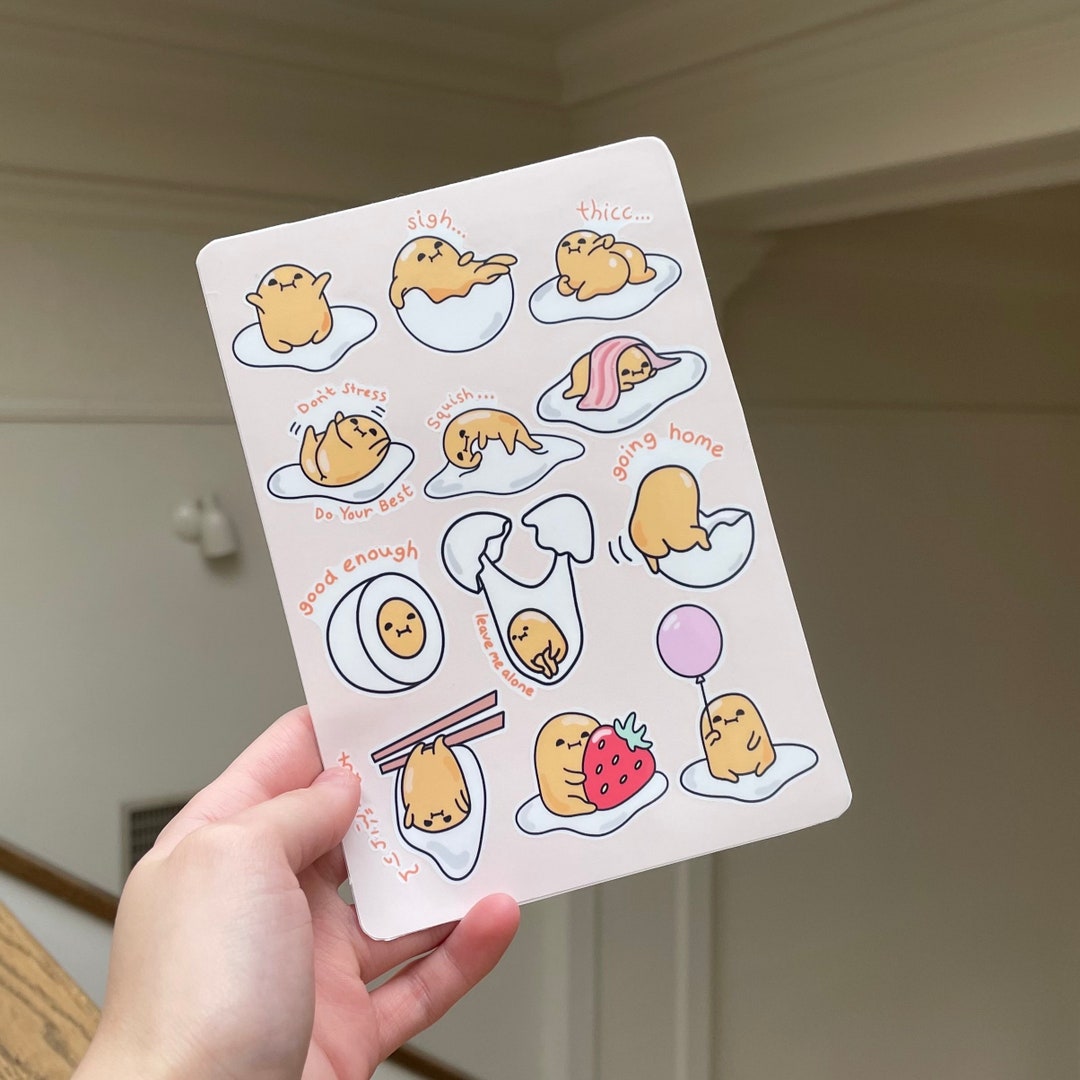 Gautama Sticker Sheet | Lazy Egg Sticker Sheet | Vinyl Sticker - Etsy