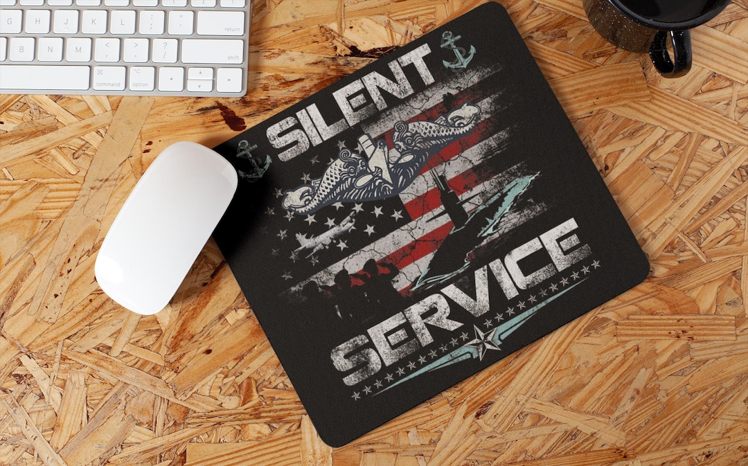 US Navy Submarine Veteran Mouse Pad: Silent Service Pride - Etsy