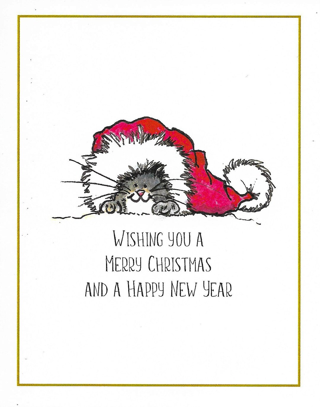 Wishing You A Merry Christmas and A Happy New Year - Etsy