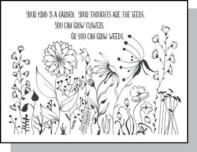 Your Mind is a Garden - Etsy