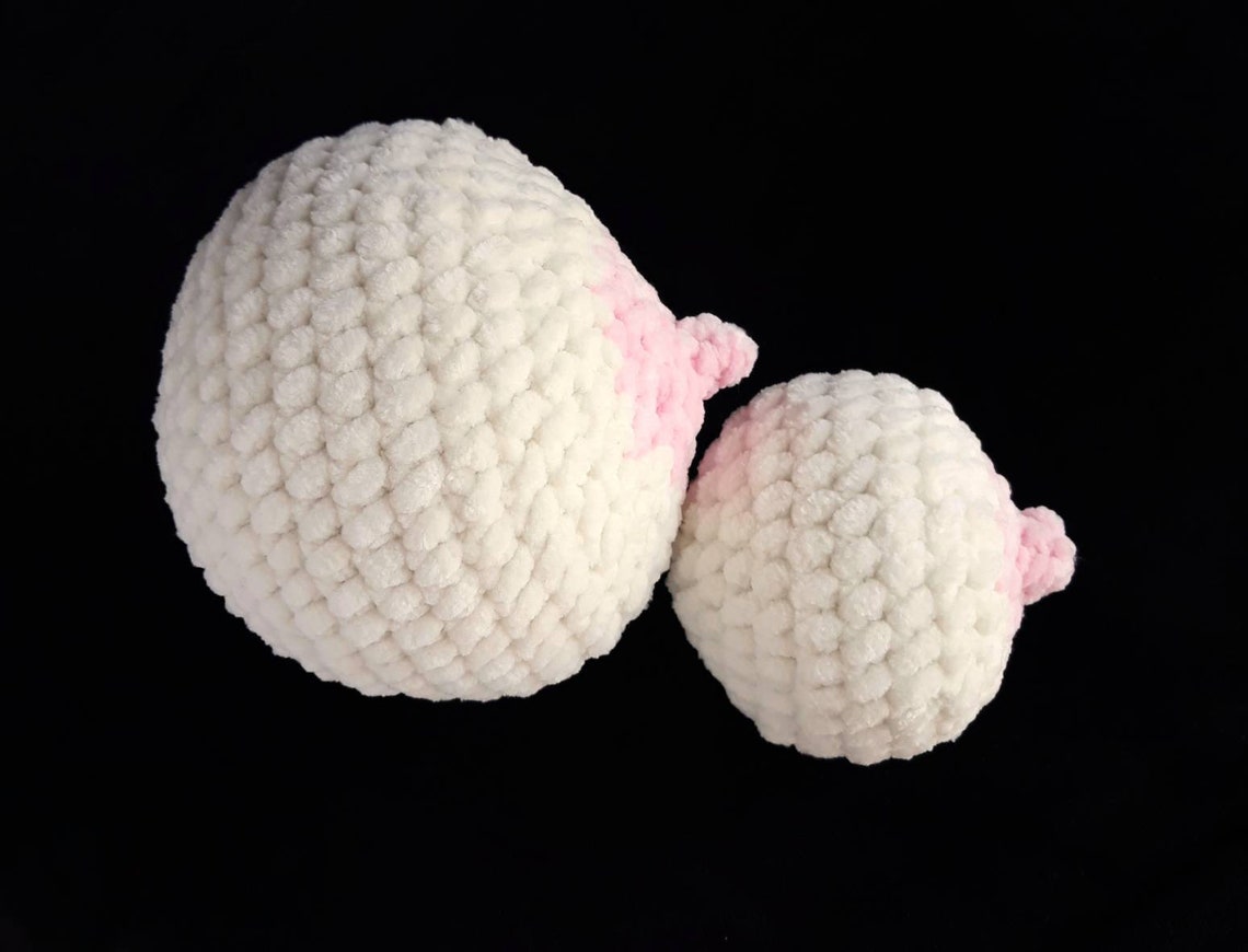 Crochet Stress Ball Boobs Anxiety Toy Boobs Plush Tits Squishy - Etsy