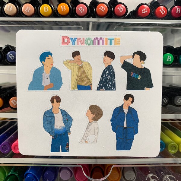 Bts Dynamite Sticker - Etsy