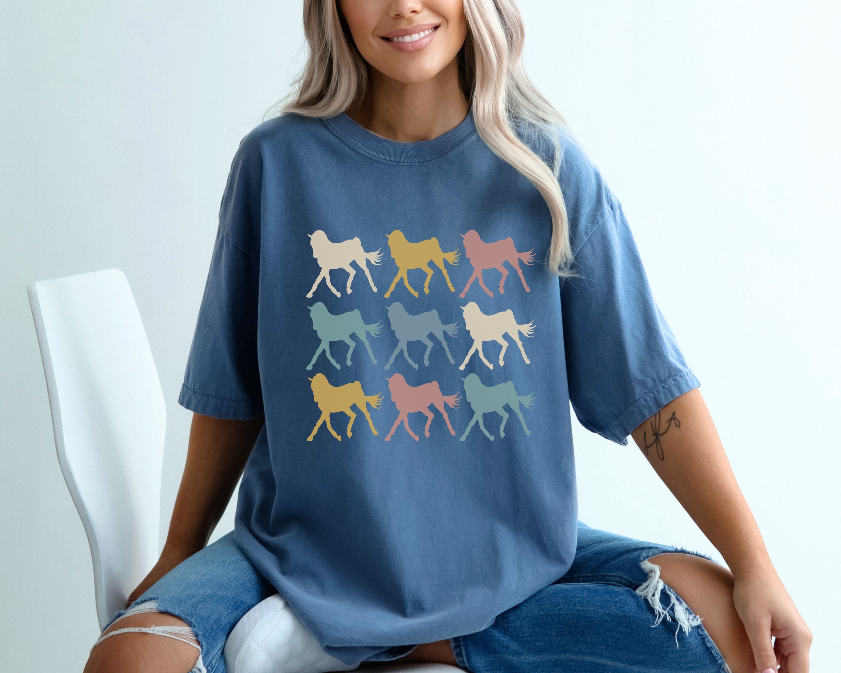 Horse T-shirt, Horse Riding Shirt, Equestrian Gift, Dressage Horse Show ...