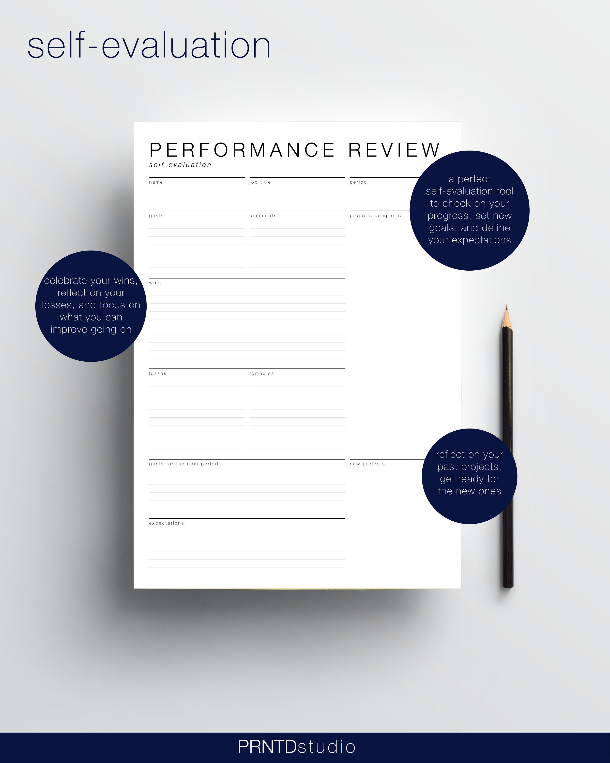 Self Evaluation Template
