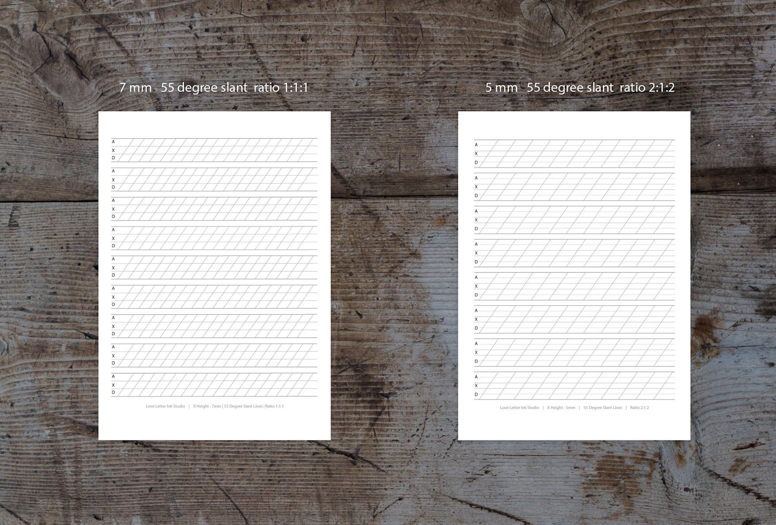 Buy Printable Calligraphy Guide Sheets Ideal for Practicing Online in ...