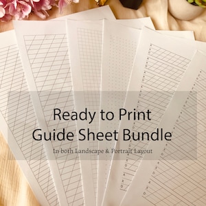 Buy Printable Calligraphy Guide Sheets Ideal for Practicing Online in ...