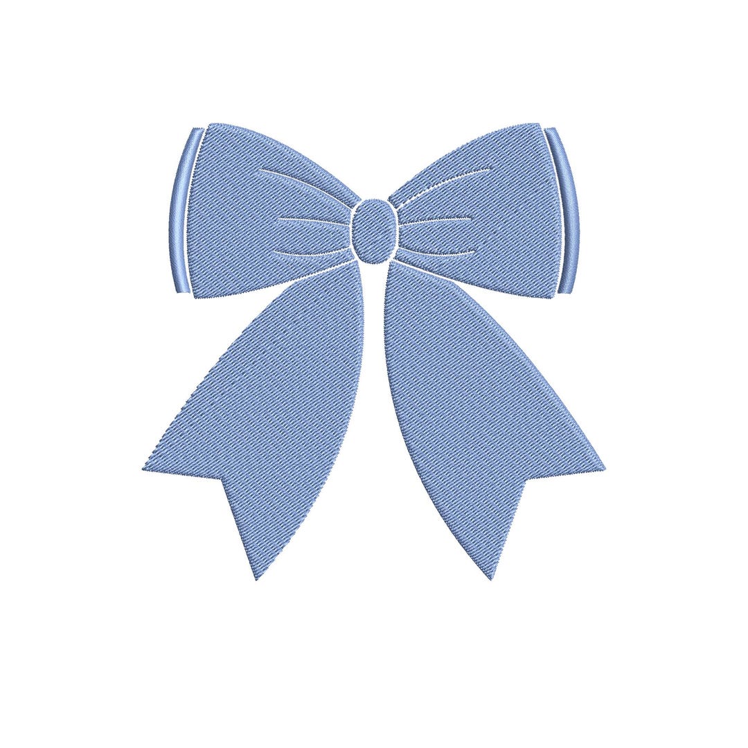 Bow Machine Embroidery Design, Coquette Embroidery Design, File in PES ...
