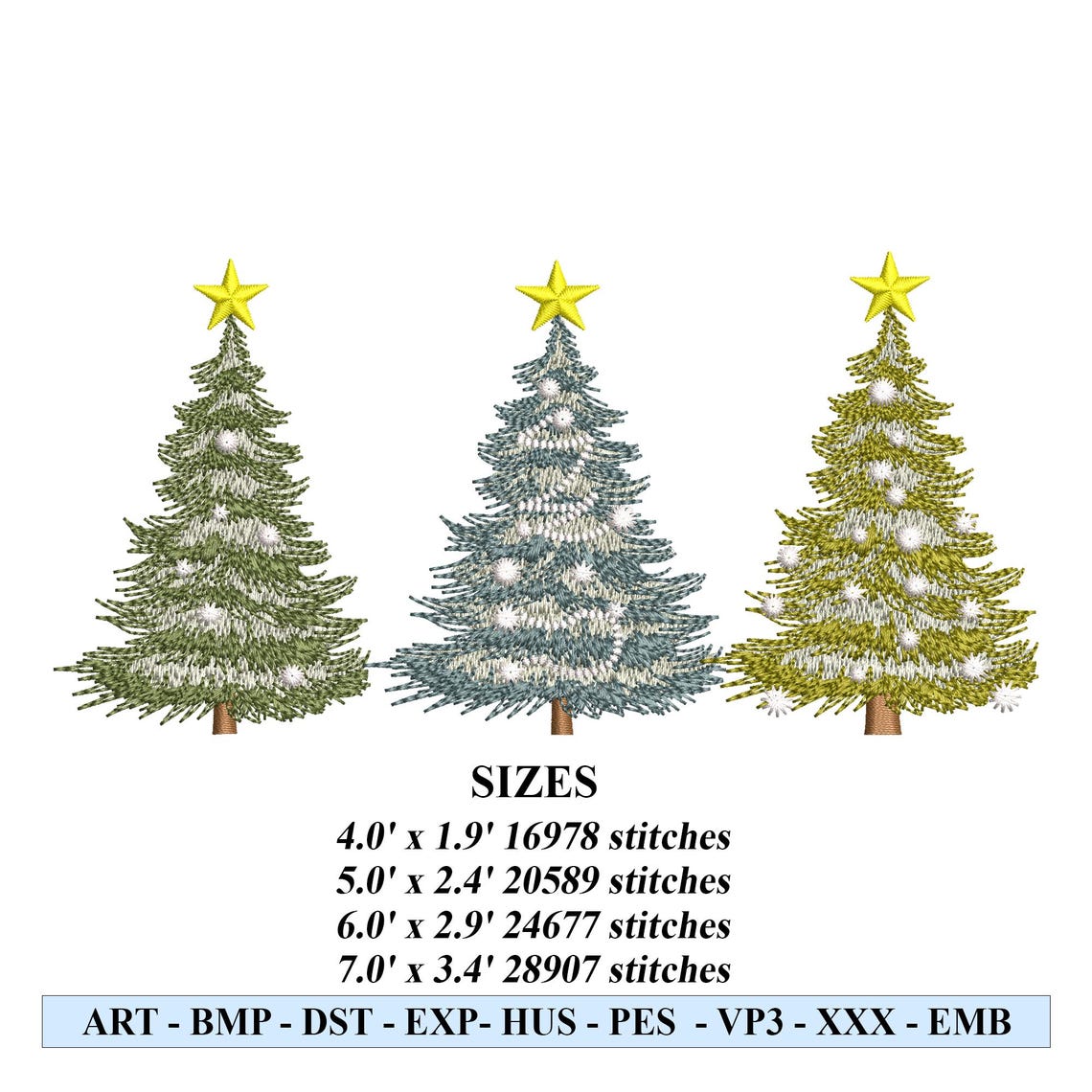 Christmas Tree Embroidery Design, Merry Christmas Embroidery Machine ...