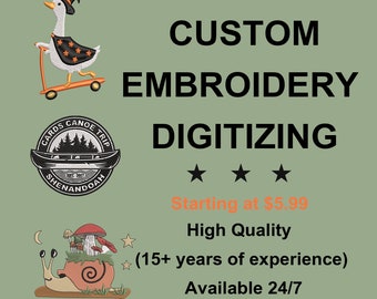 Custom Embroidery Digitizing, Logo Digitizing, Embroidery Digitizing Service, Image Digitizing ...