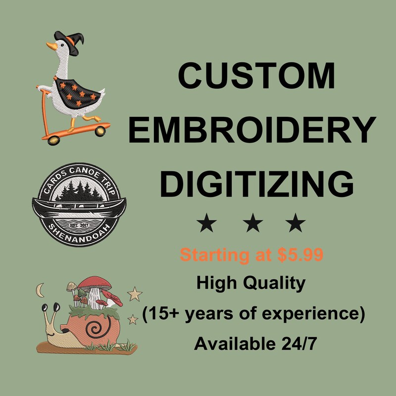 Digitizing - Etsy