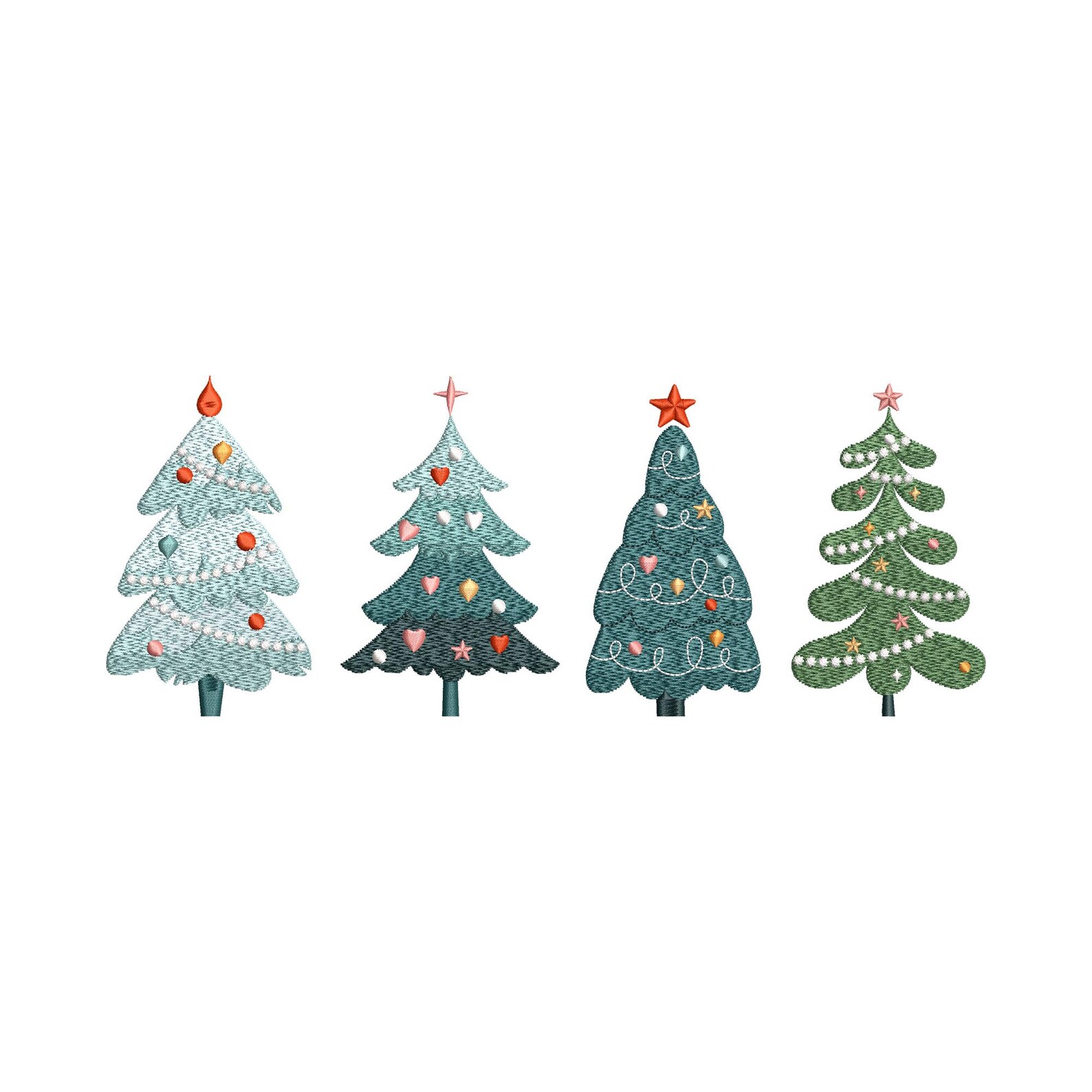 Christmas Tree Embroidery Design, Merry Christmas Embroidery Machine ...